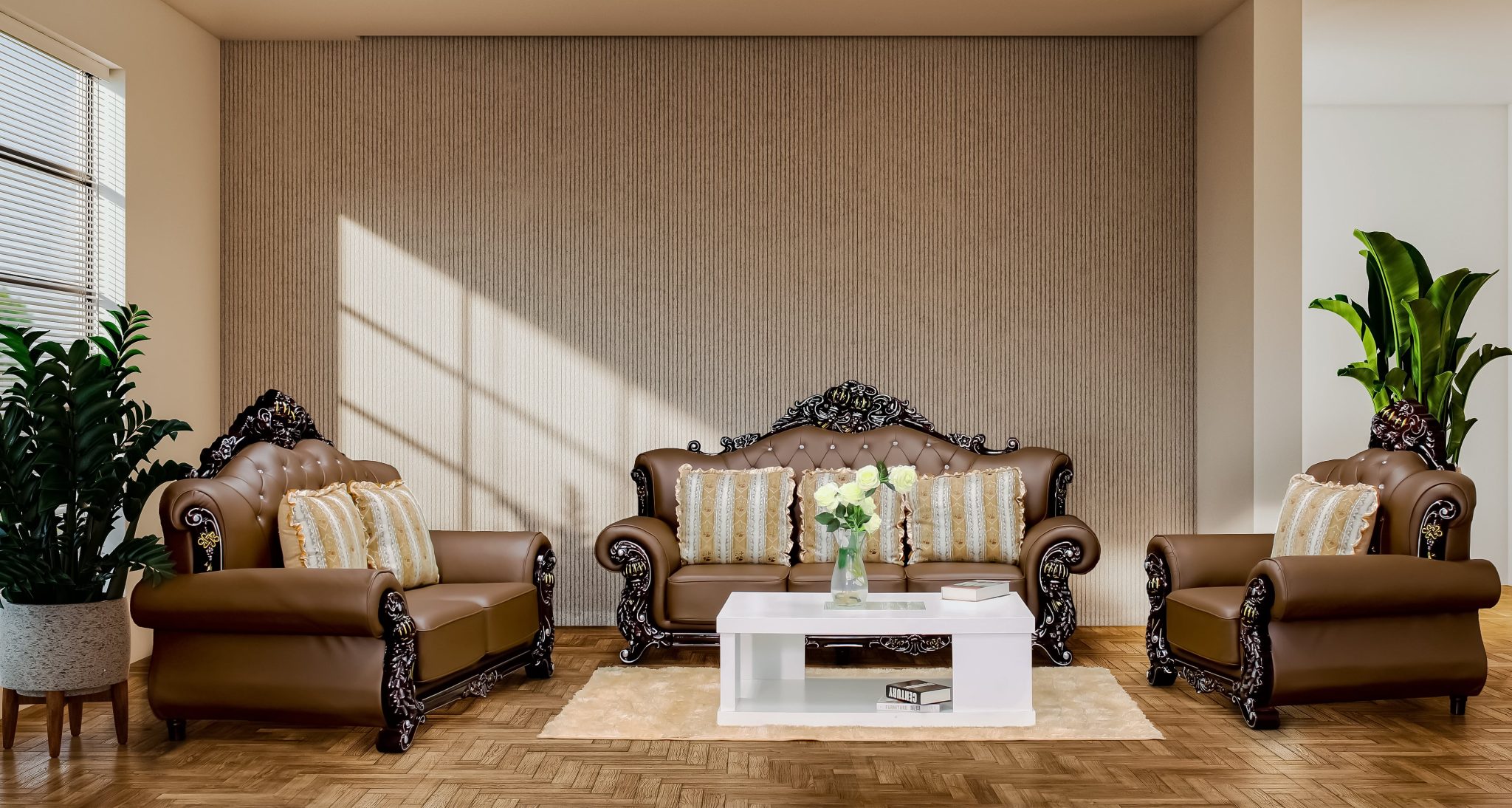 Rome Antique Lounge Suite - Home Go Furniture